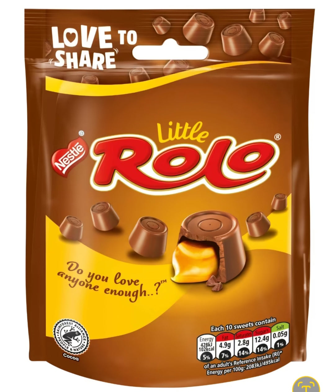 Little Rolo Milk Chocolate Sharing Bag 103g – thechocolateboxholmfirth